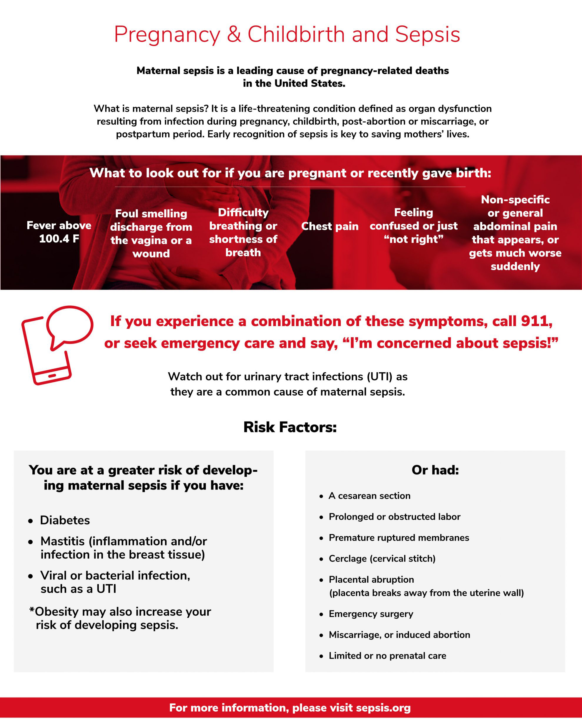 Sepsis Awareness 4: Maternal Facts